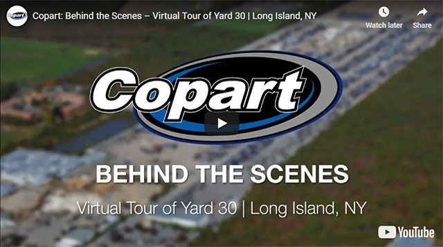 Car Auction - Copart Virtual Tours